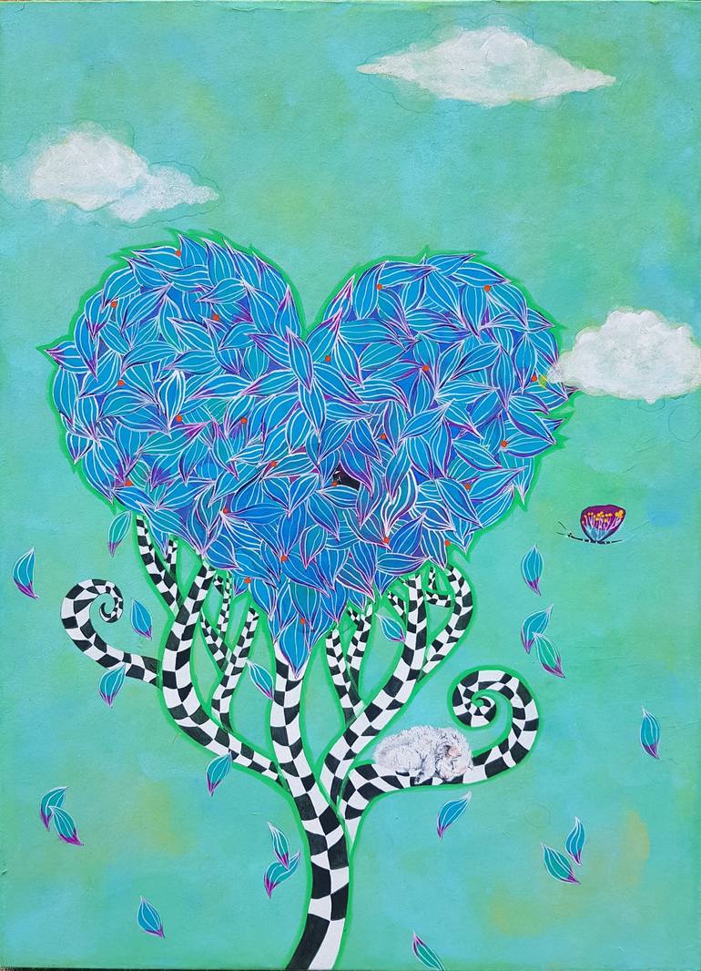Mind tree(heart) Painting by Chaedong Yim | Saatchi Art