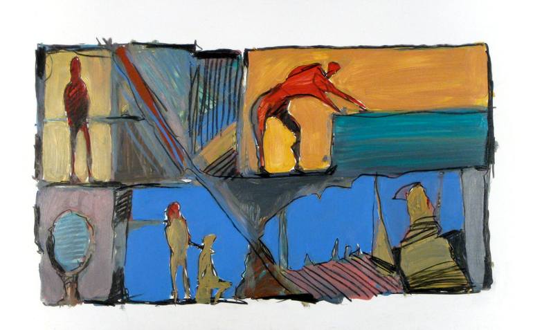 2010_016 Painting by Jean-Claude Langer | Saatchi Art