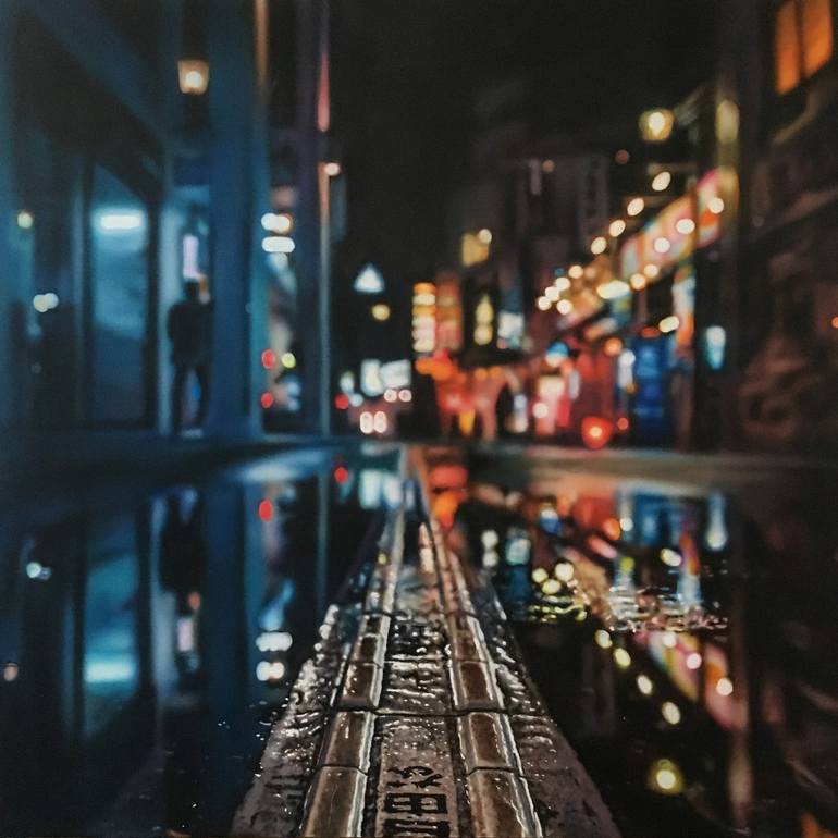 Passing Shower Painting by Todd Simpson | Saatchi Art