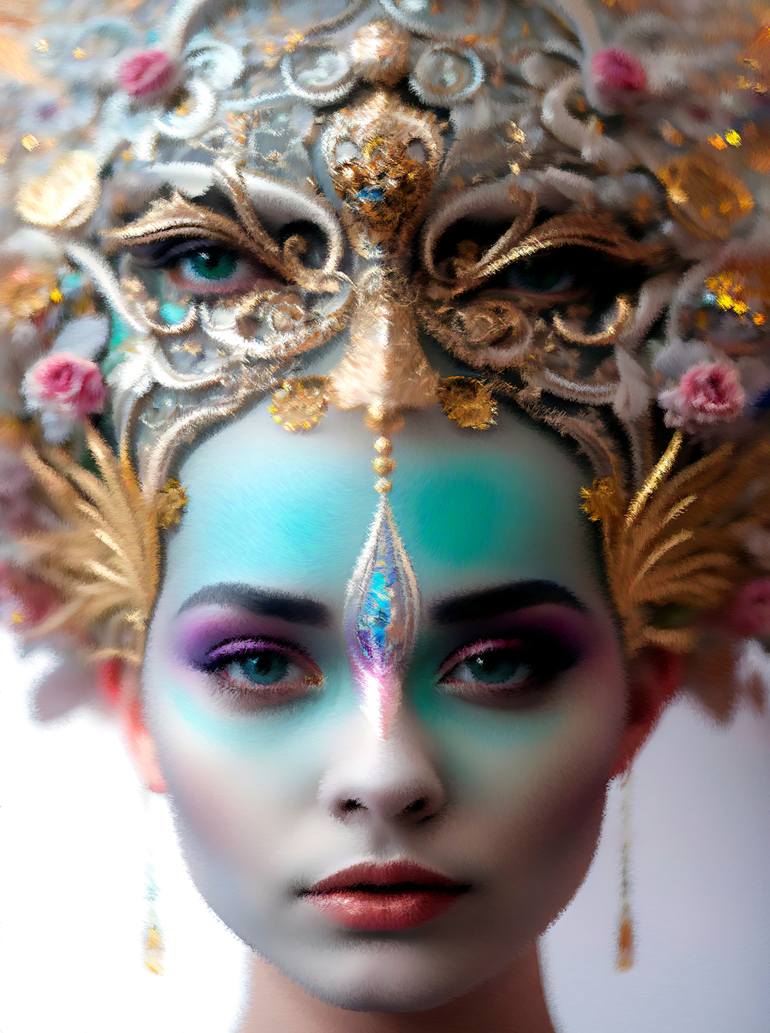 45. Girl, woman, face portrait with mask Photography by Olga Sosova ...