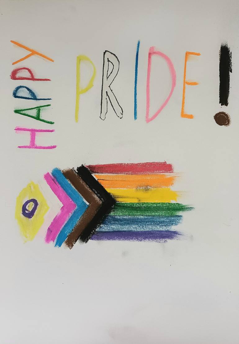 Love and PRIDE Drawing by Adam Humphreys | Saatchi Art