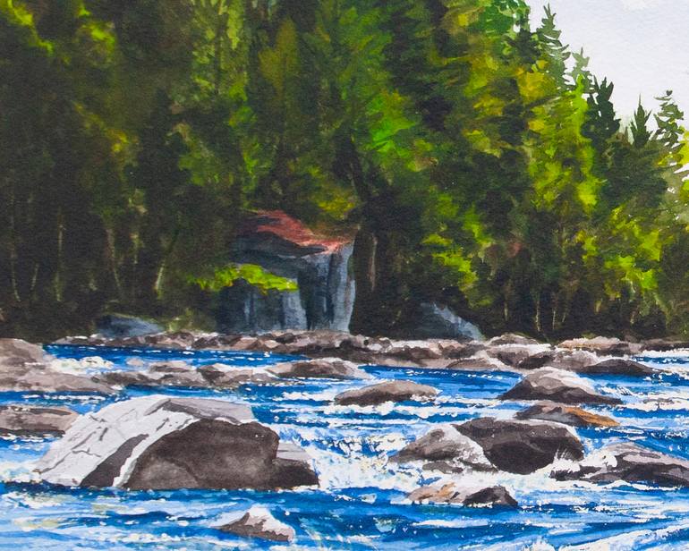 Dead River Painting by Scott Sager | Saatchi Art
