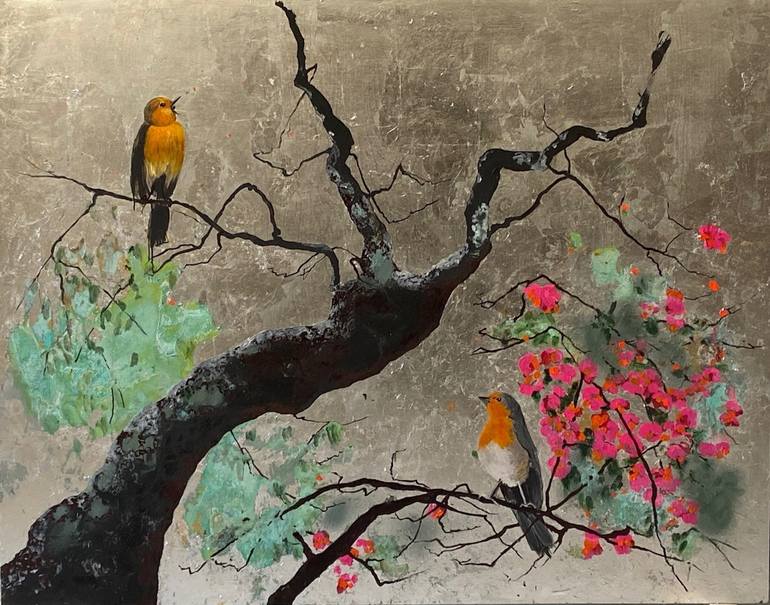 Morning Bird Painting