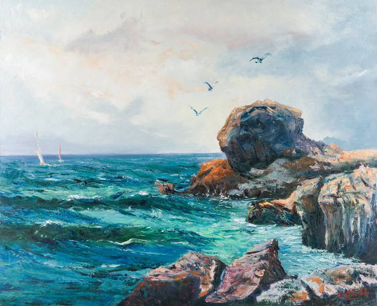 Secreto Marino Painting by Eduardo Casal | Saatchi Art