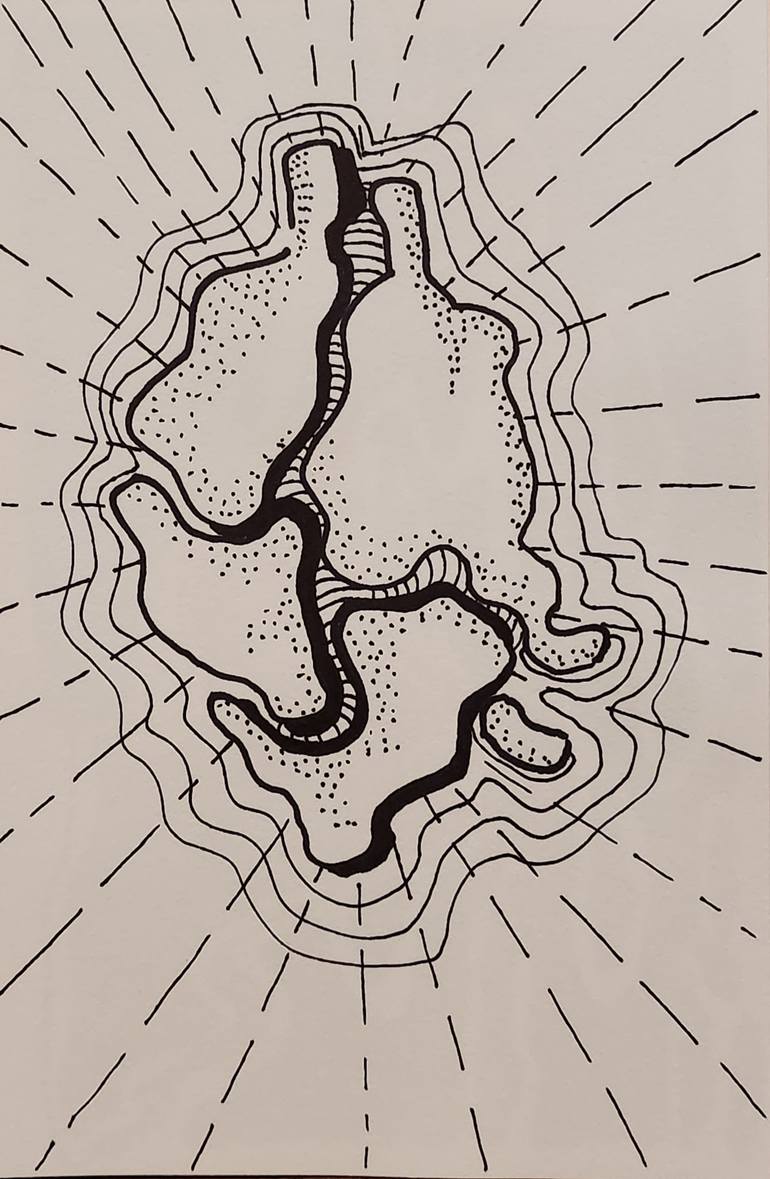 a scrap of meat made sacred Drawing by Jasmine Elizabeth | Saatchi Art