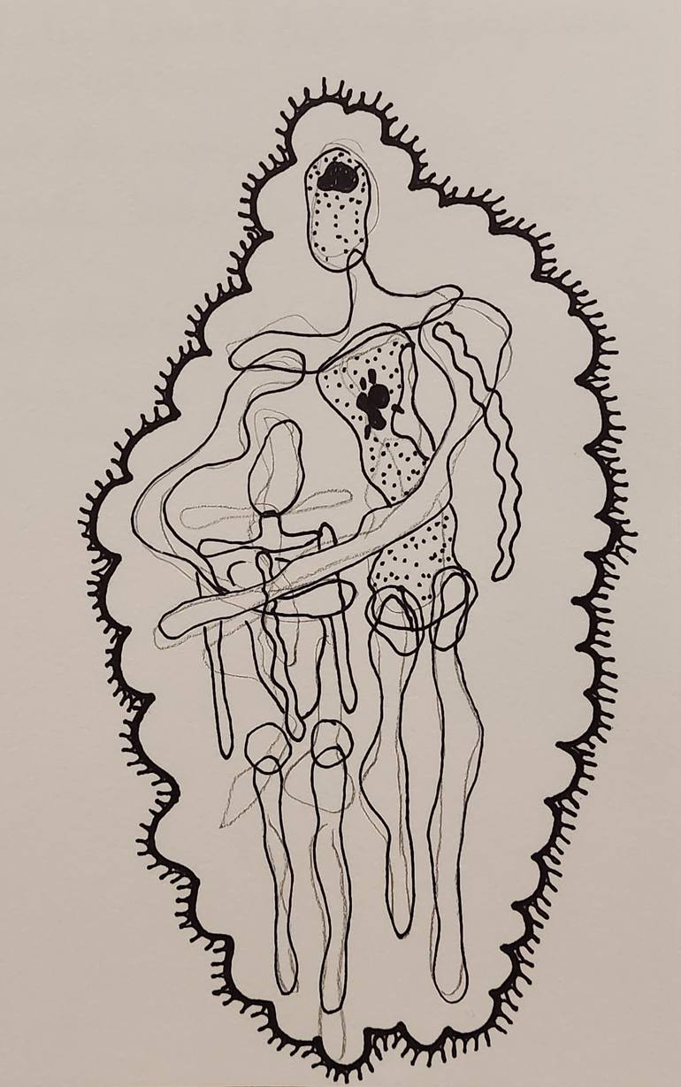 the embrace Drawing by Jasmine Elizabeth | Saatchi Art