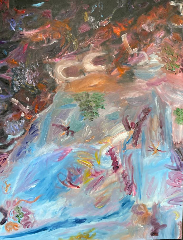 A Fish Vision Painting by Lisa Lee | Saatchi Art