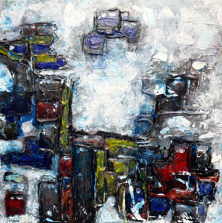 Rebuilding, 2023 Painting by Keenan Staffieri | Saatchi Art