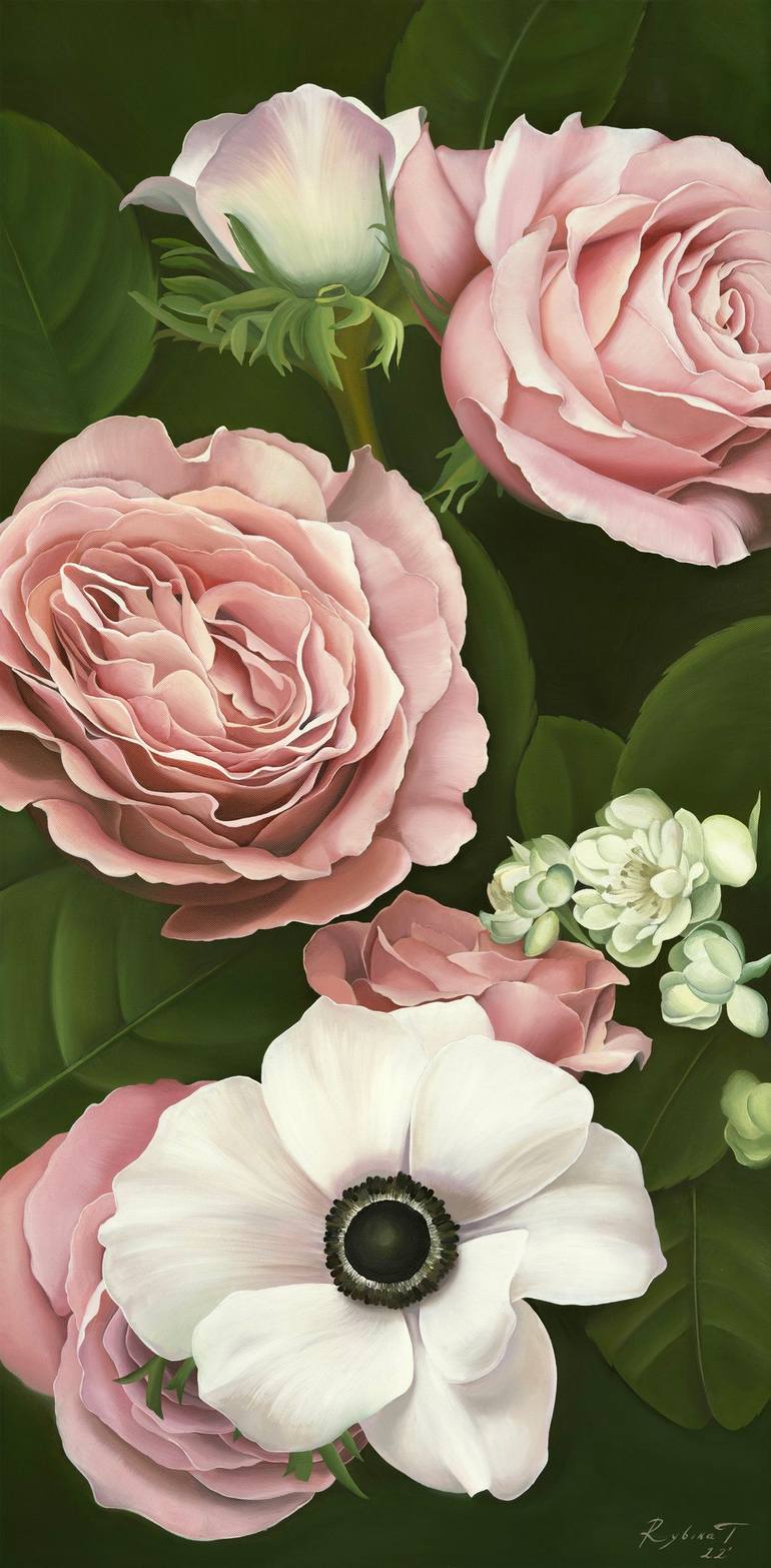 Femininity Painting by Tetiana -Rybina | Saatchi Art