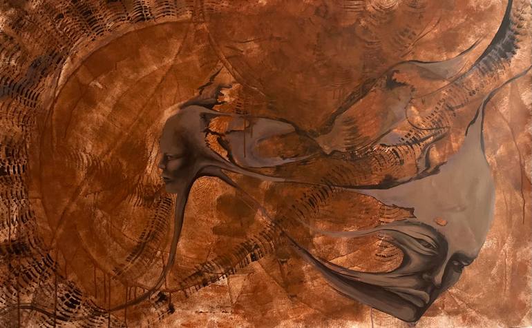 Separation Painting by Irma Kvezereli | Saatchi Art