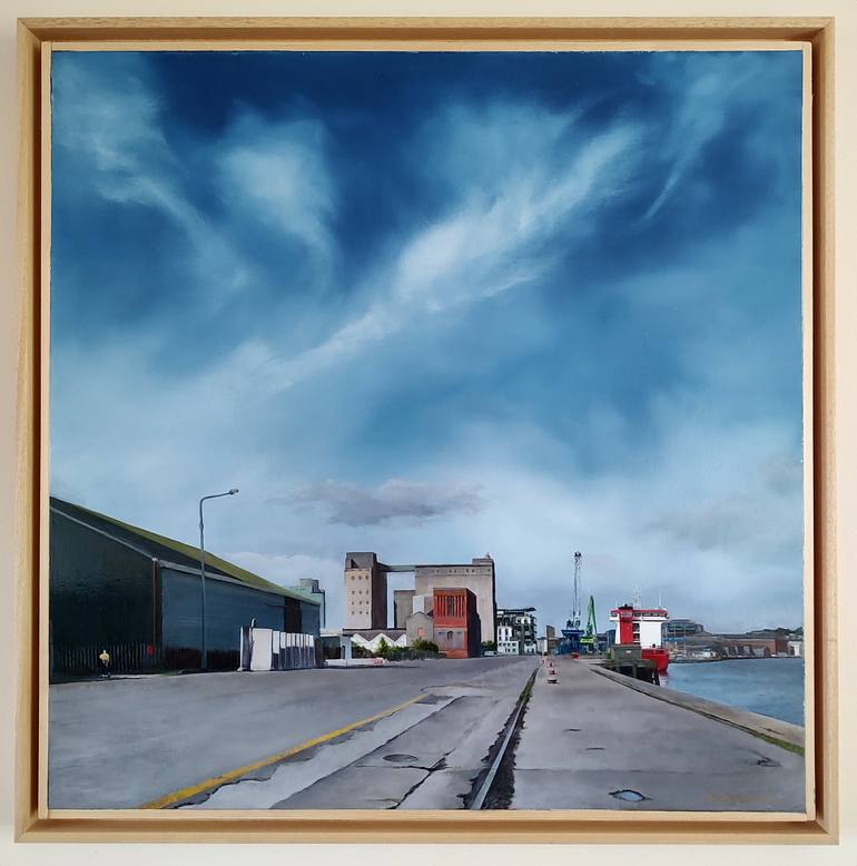 Kennedy Quay, Cork South Docklands Looking West Painting by David Scott ...