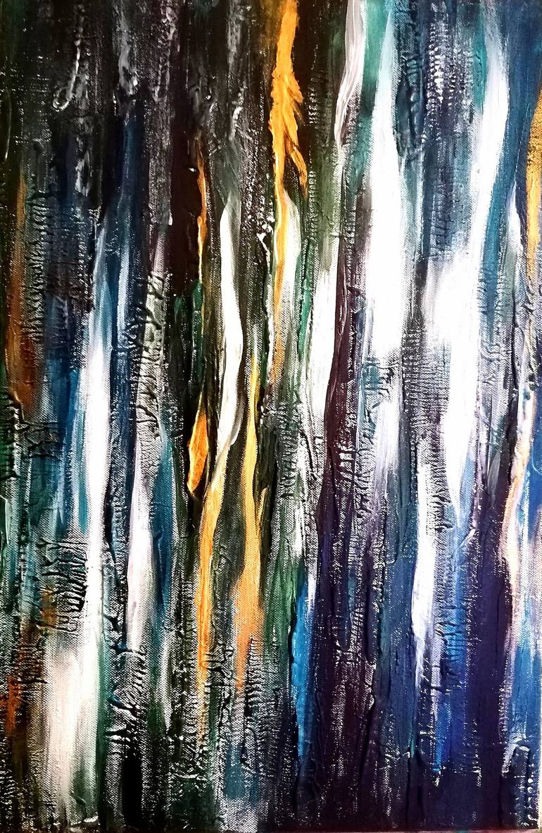 Walk through Life Painting by Razan Hamad | Saatchi Art