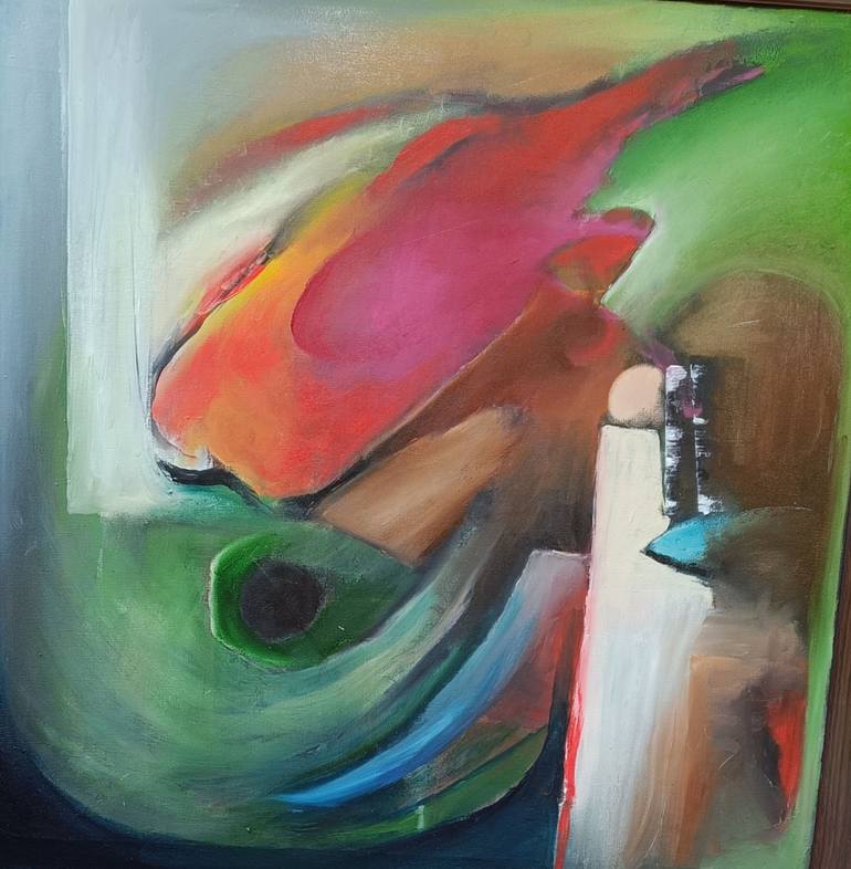 Abstract Composition Painting by Ravi Bedi | Saatchi Art