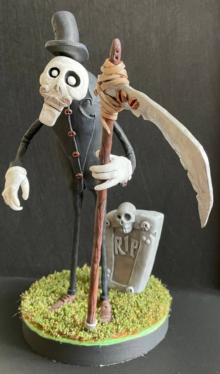 Well Dressed Death Sculpture by Barry Price | Saatchi Art