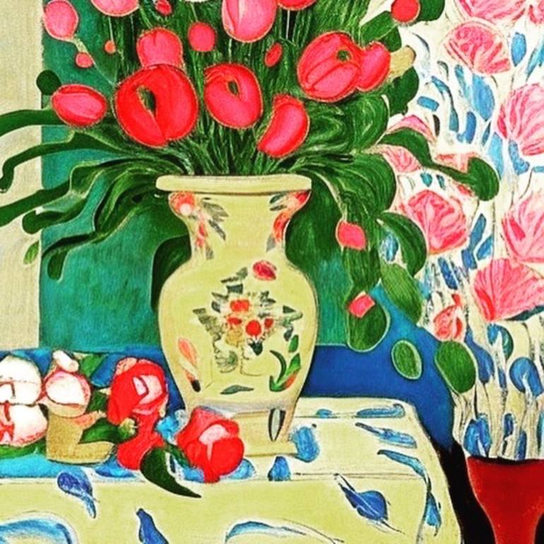 Bloom Study 12 Painting by Karla Cohen | Saatchi Art