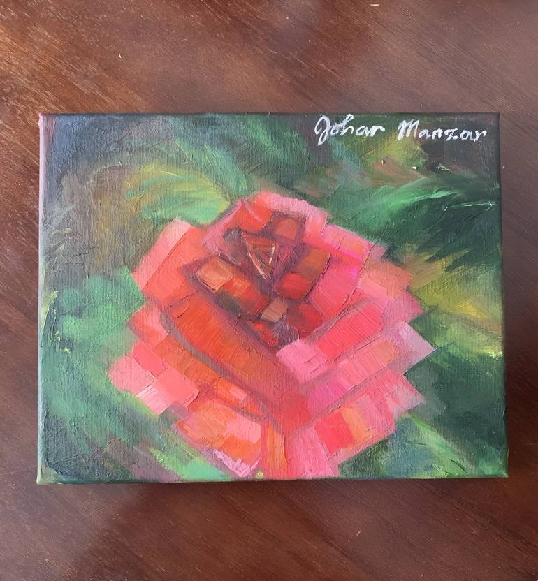 Splendor Rose Painting by Johar M | Saatchi Art United Kingdom