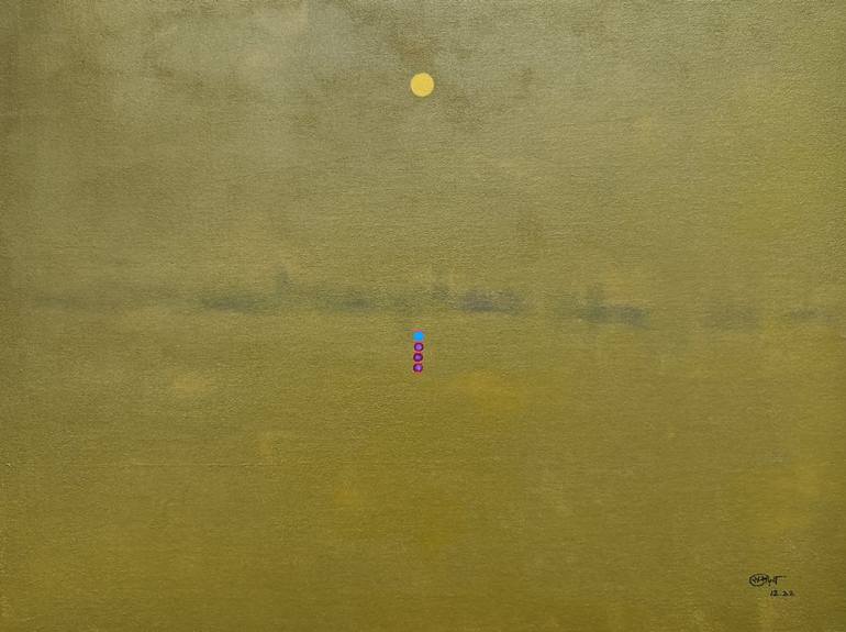 Shri Swami Samarth Abstract Painting Painting by Sukhdev Kalel ...