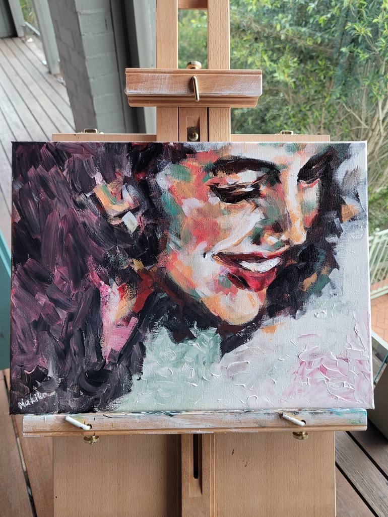 Just sang a song Painting by Makiko Kimura | Saatchi Art