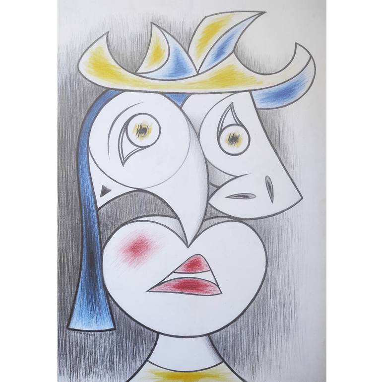 The head of a woman Drawing by Danilo Mancic | Saatchi Art Switzerland