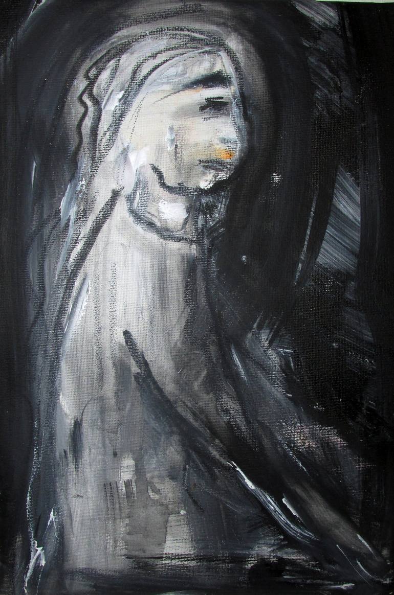 Portrait for Adeline Painting by Jolande van Lith | Saatchi Art
