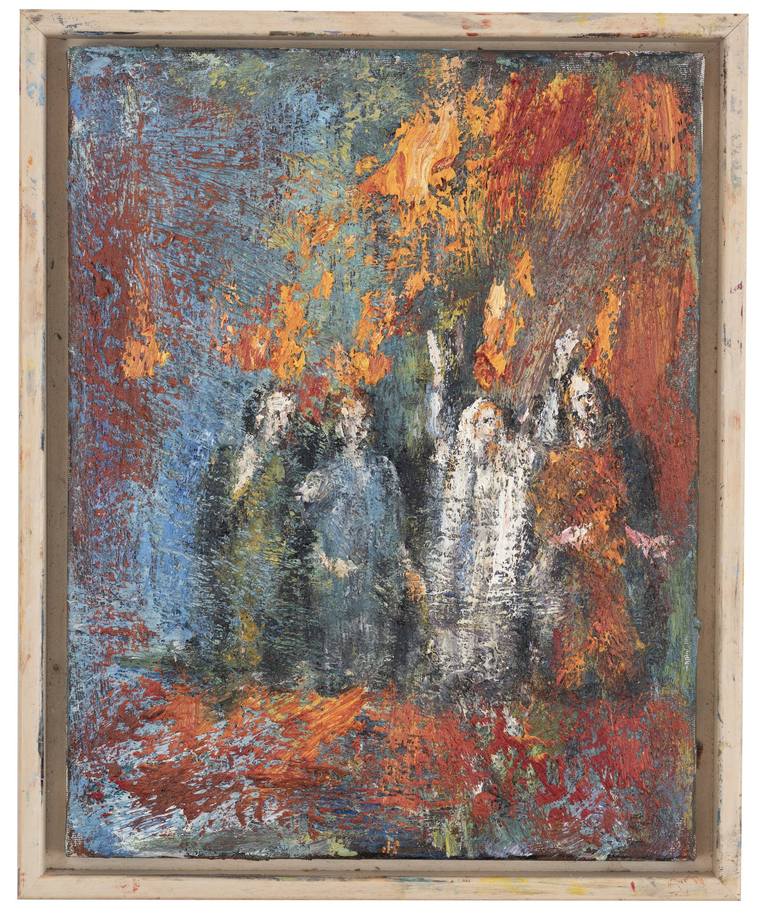 Pentecost Painting by Jošt Snoj | Saatchi Art