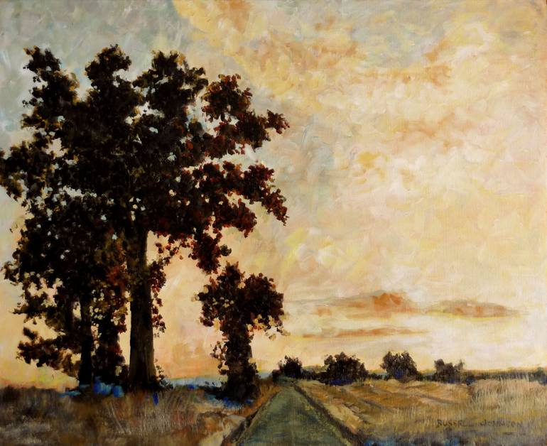 THE SETTING OF THE SUN II Painting by Russell Johnson | Saatchi Art