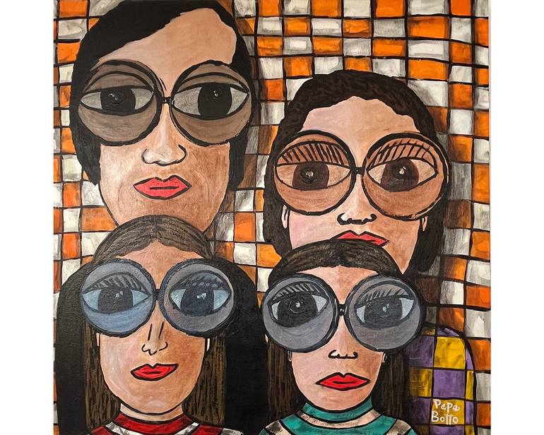 Family 4 Painting by Jose Botto | Saatchi Art