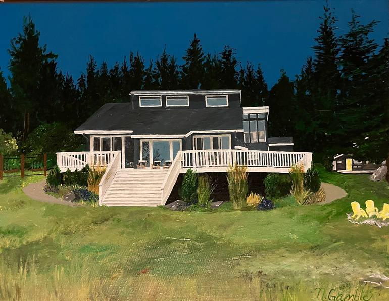 The San Juan House Painting by Natalie Gamble | Saatchi Art