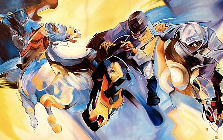 Induced luck Painting by Kanika Dhanda | Saatchi Art