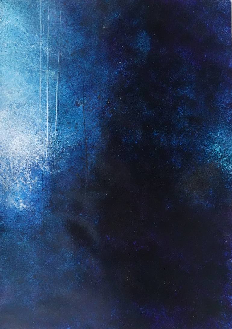 Silence of light Painting by Hamideh Sadeghieh | Saatchi Art
