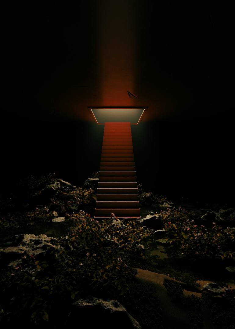 Dead Stairs 3D Surrealism Render Artwork Digital by Rizky Irawan ...
