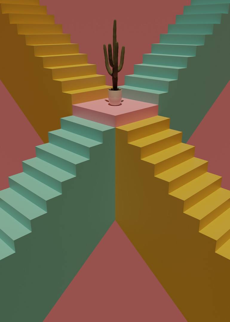 My Plant 3D Surrealism Render Artwork Digital by Rizky Irawan | Saatchi Art