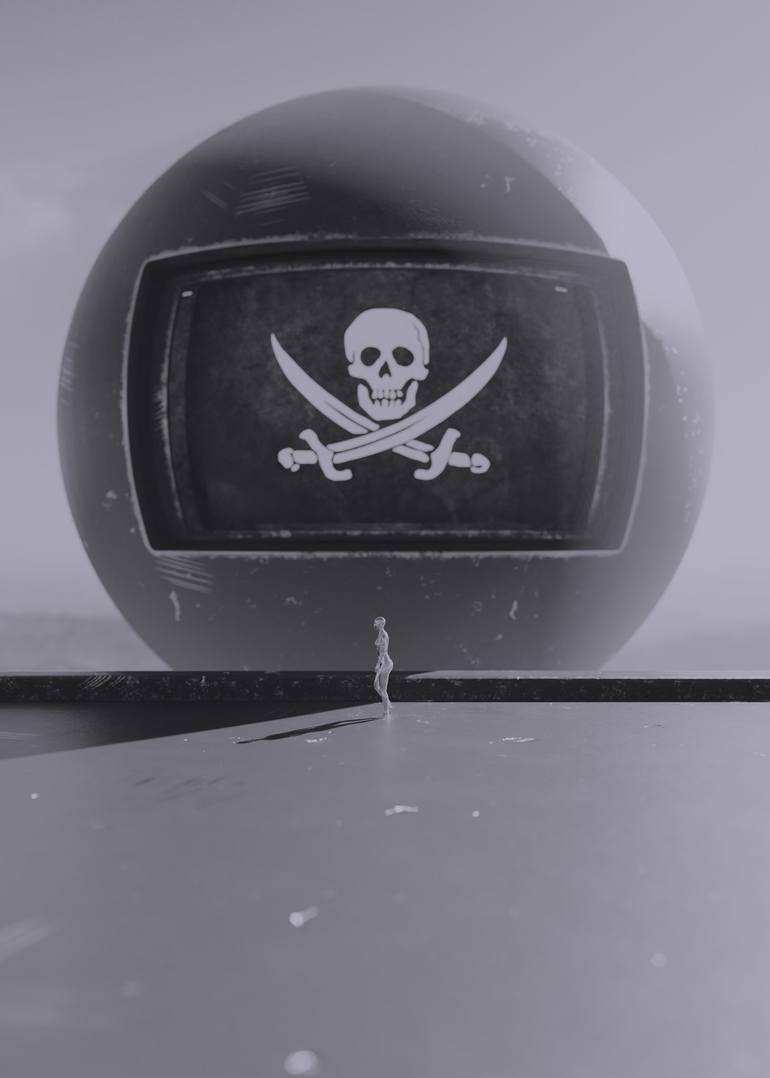 Dystopian Roof 3D Surrealism Render Artwork Digital by Rizky Irawan ...