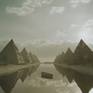 Pyramids River 3D Surrealism Render Artwork Digital by Rizky Irawan ...
