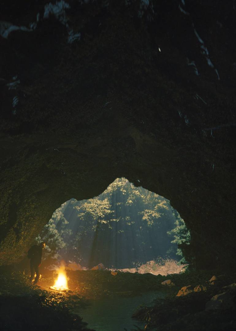 Cave Fire 3D Surrealism Render Artwork Digital by Rizky Irawan ...