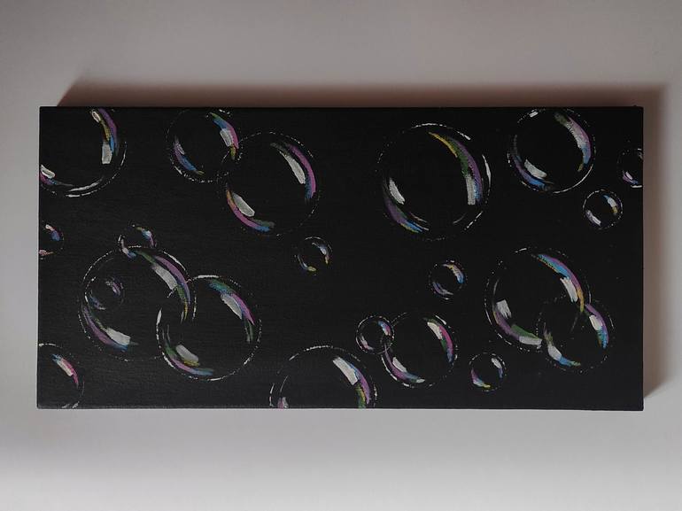 BUBBLES Painting by Hanna Hanzha | Saatchi Art