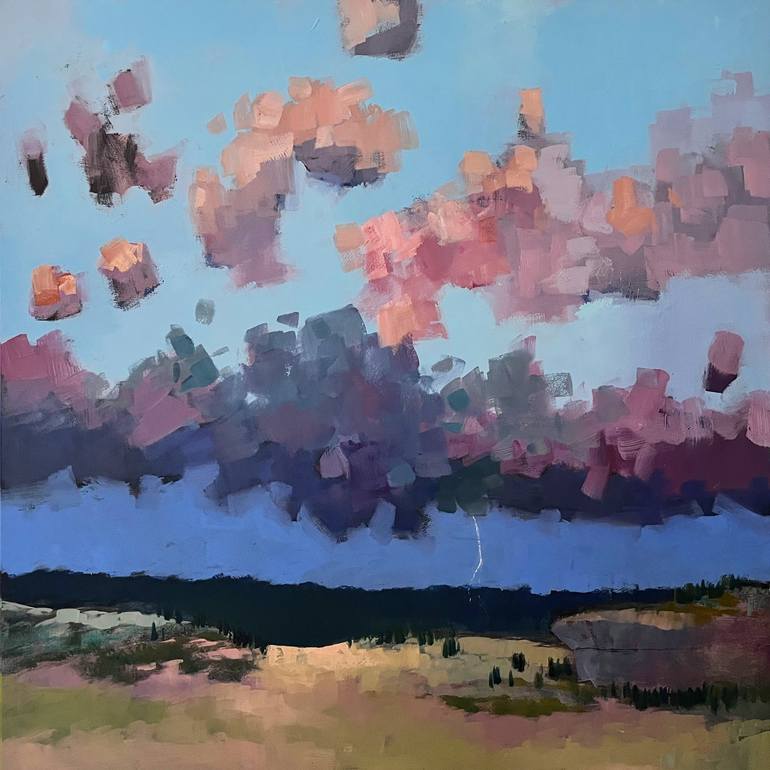 Storm cloud Painting by Geoff Senior | Saatchi Art