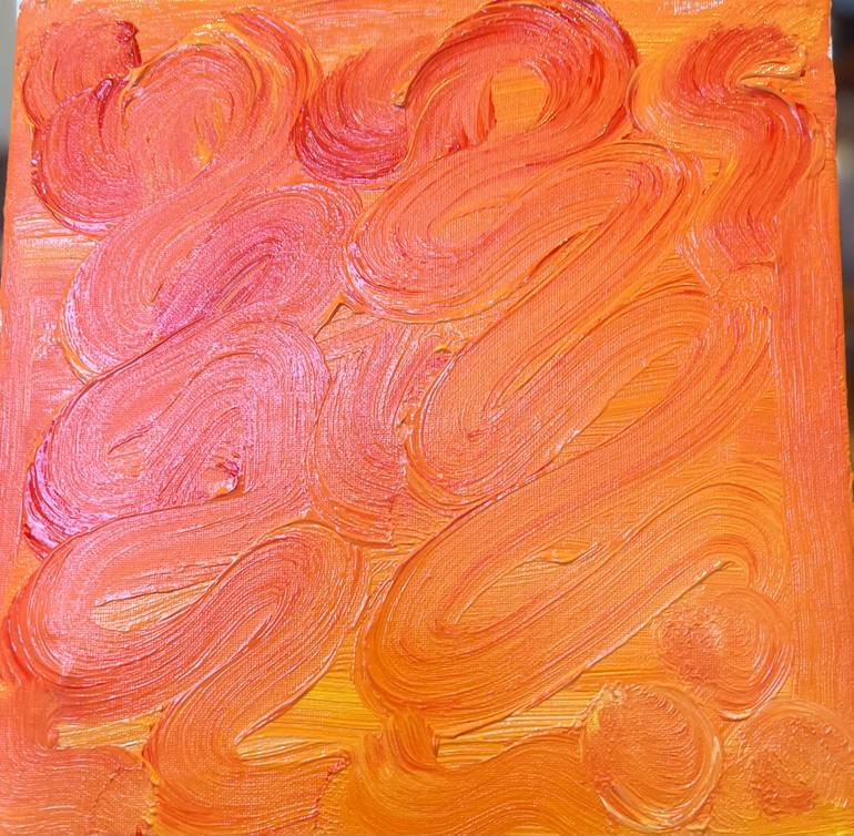 Flame Curves of Confusion Painting by Grace Hendricks | Saatchi Art