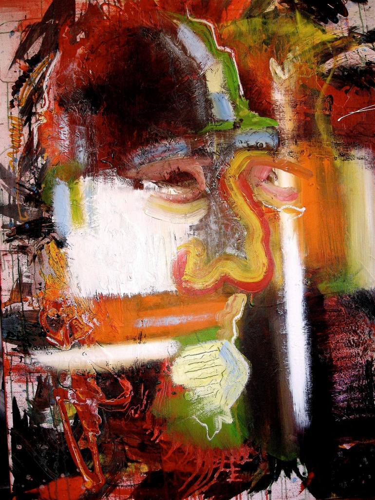Dante Painting by john dominguez | Saatchi Art