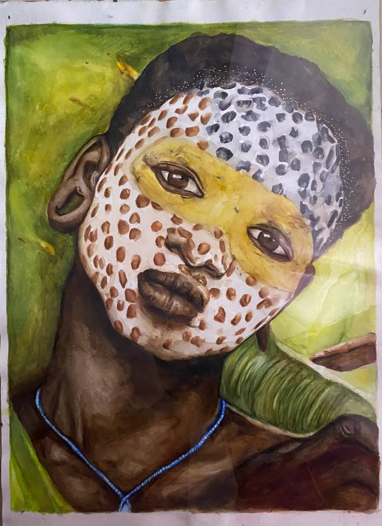 African Origins Drawing by Elisa Avanti | Saatchi Art