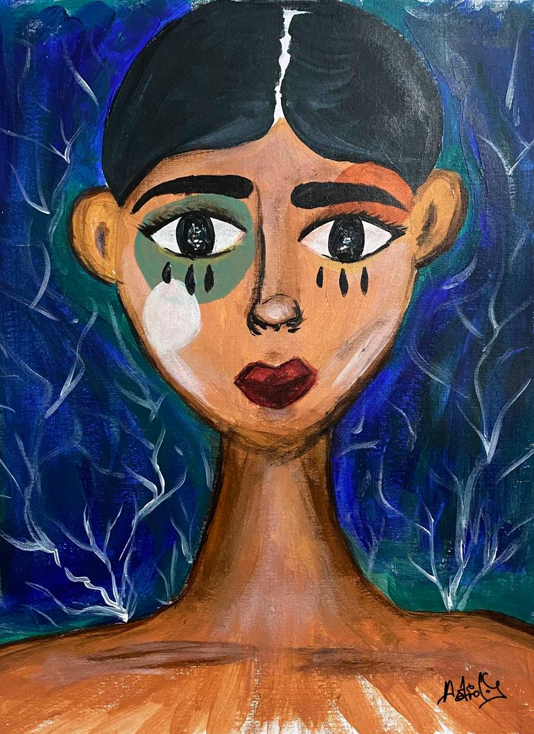 Absence Painting by Astrid Lopez | Saatchi Art