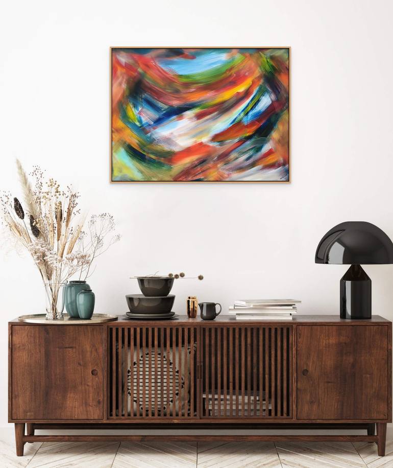 When Spinning Worlds Collide Painting by Kate Hessling | Saatchi Art