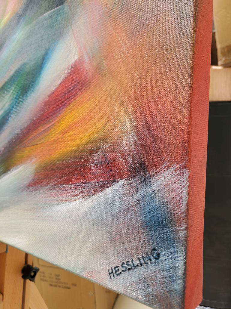 When Spinning Worlds Collide Painting by Kate Hessling | Saatchi Art