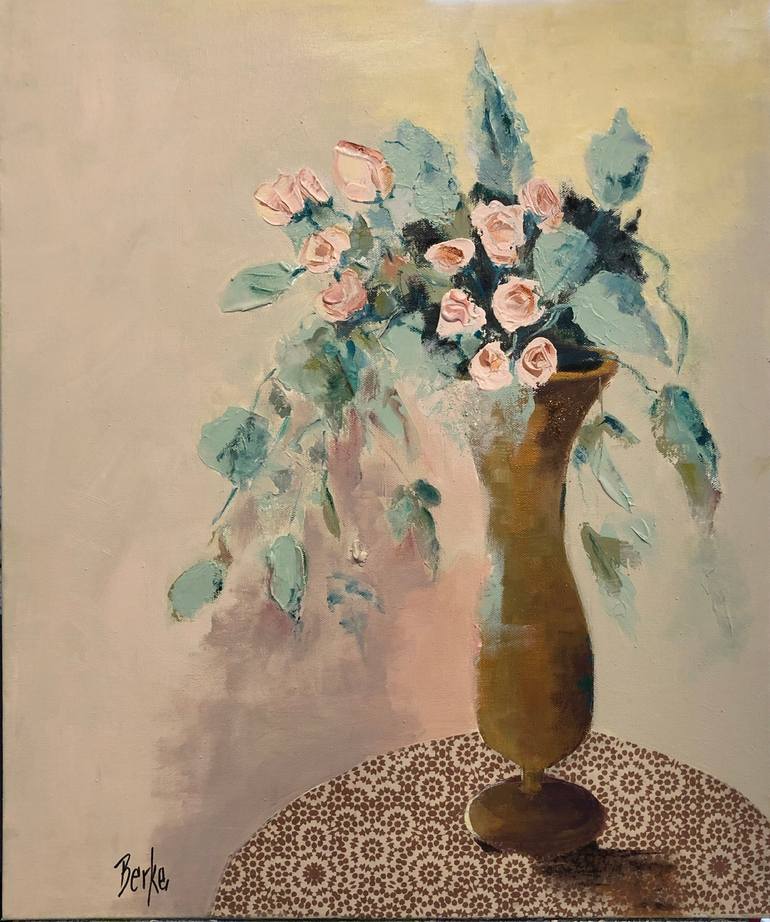 Toby’s Vase Painting by Jane Berke | Saatchi Art