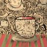 Mad Mad Tea Party Painting by Jane Berke | Saatchi Art