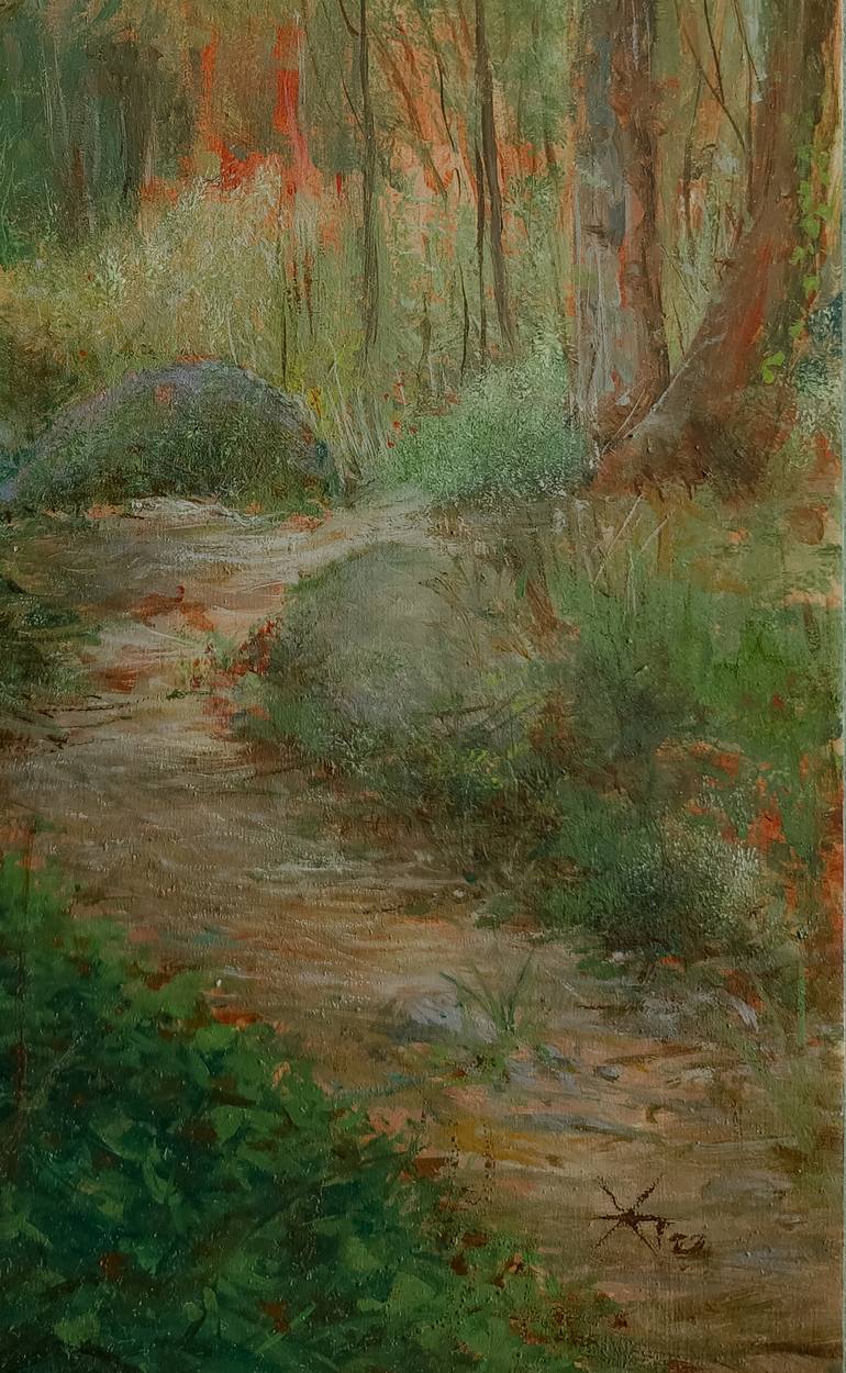 On The Trail Painting by Enrico Giulia | Saatchi Art