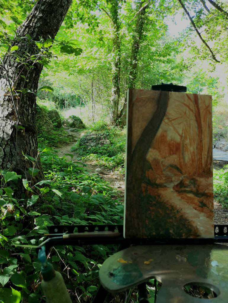 On The Trail Painting by Enrico Giulia | Saatchi Art