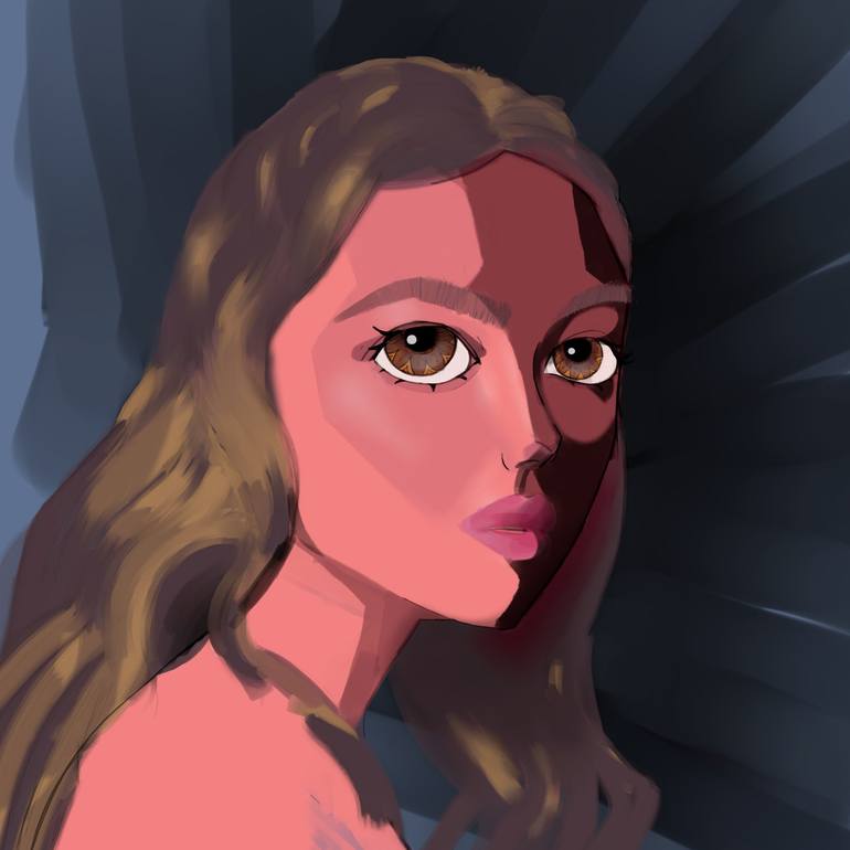 Dark Thoughts Painting by Luca Ambrosi | Saatchi Art