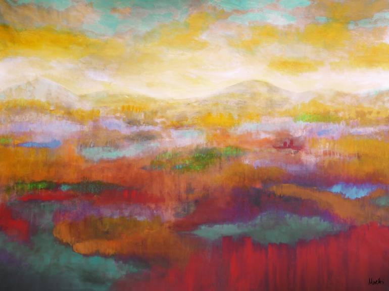 Wide view Painting by Maria Moretti | Saatchi Art