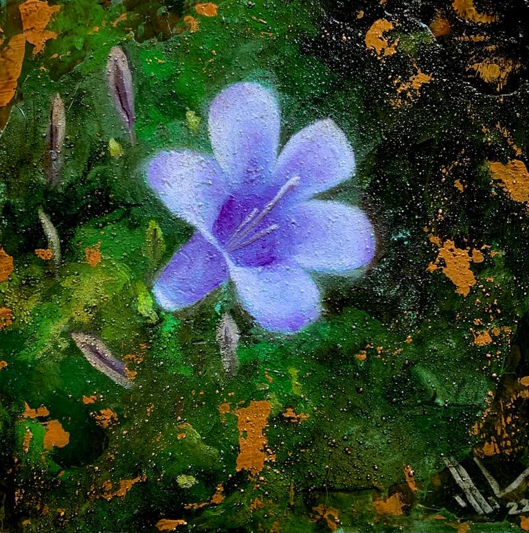 Blue bell Painting by Juan José Molina Gallardo | Saatchi Art